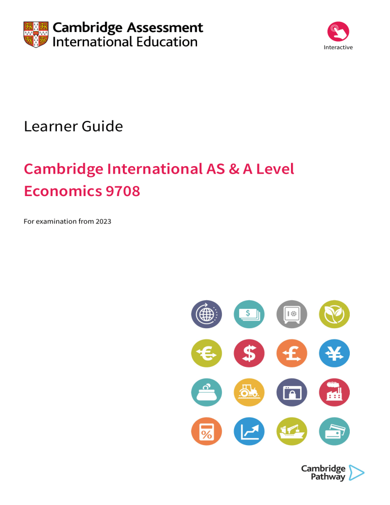 Cambridge AS & A Level Economics Guide 9708
