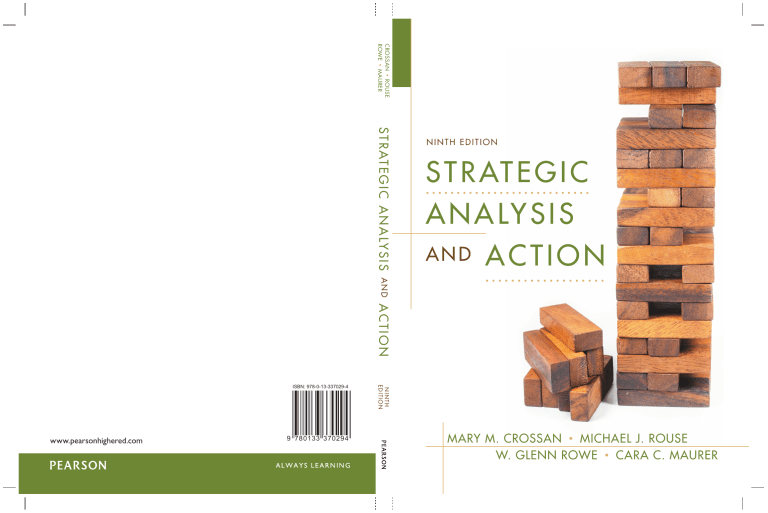 Strategic Analysis and Action Textbook