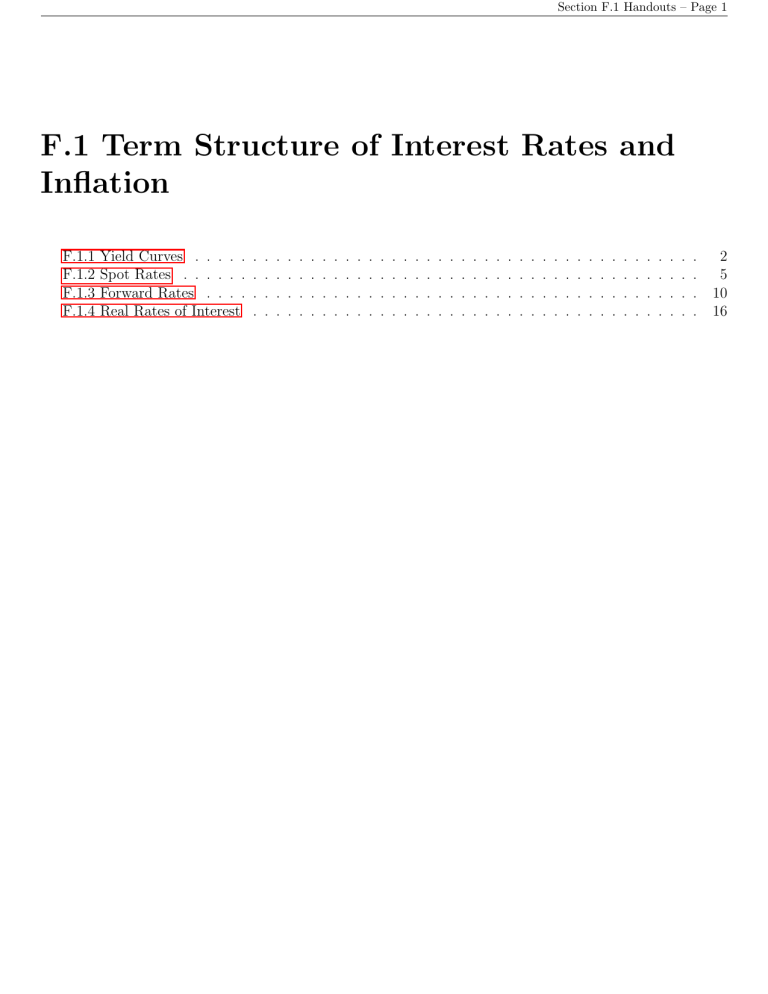 Term Structure of Interest Rates Guide