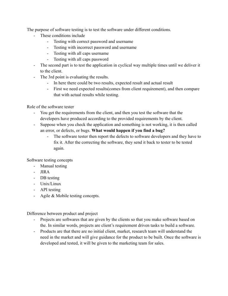 Introduction to Software Testing Guide
