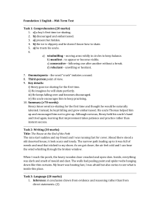 Foundation 1 English Mid-Term Test