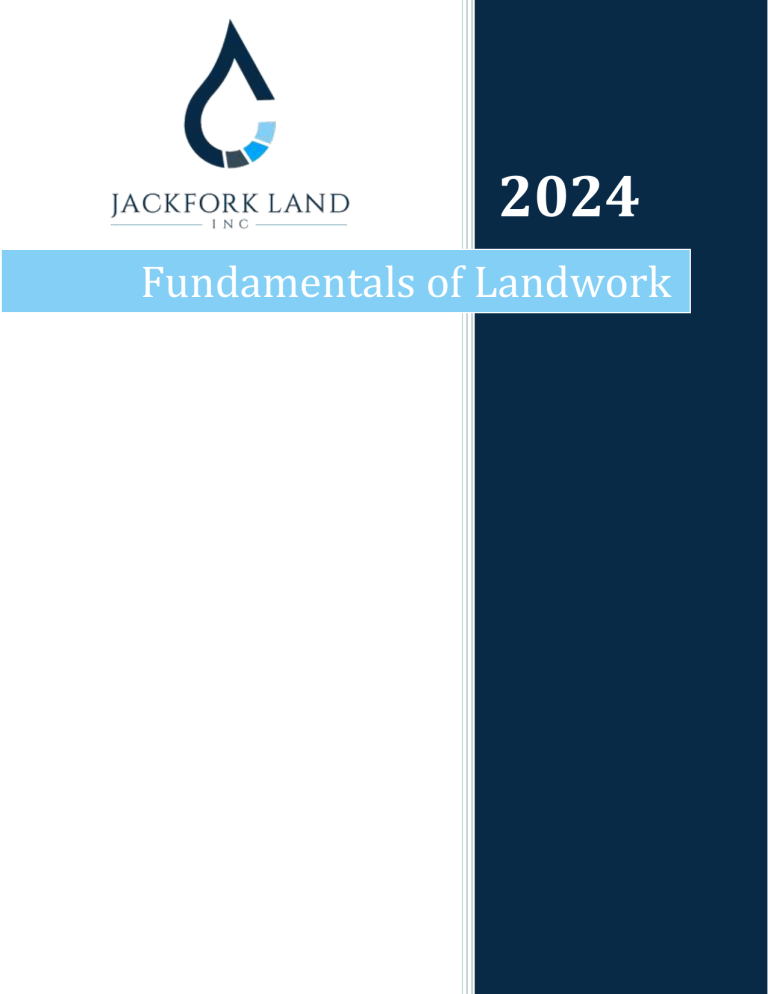 Fundamentals of Landwork Course Guide
