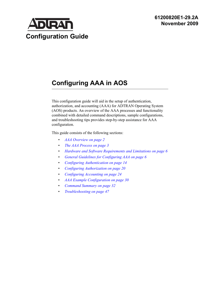 AOS AAA Configuration Guide