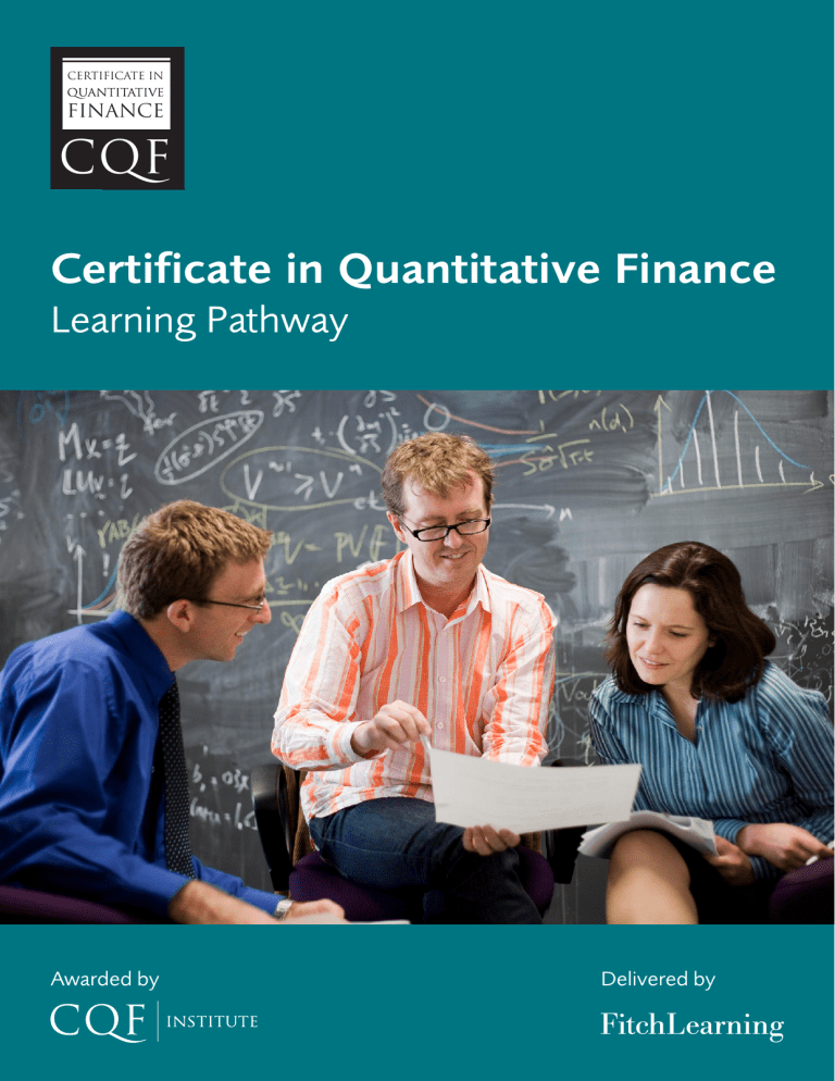 CQF Certificate in Quantitative Finance Program Guide