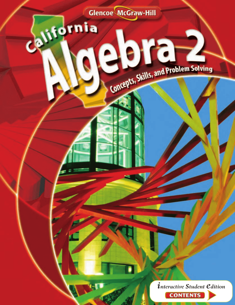 Algebra 2 Textbook California