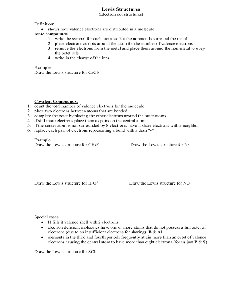 Chemistry 20 Notes: Lewis Structures, Bonding, and Gas Laws