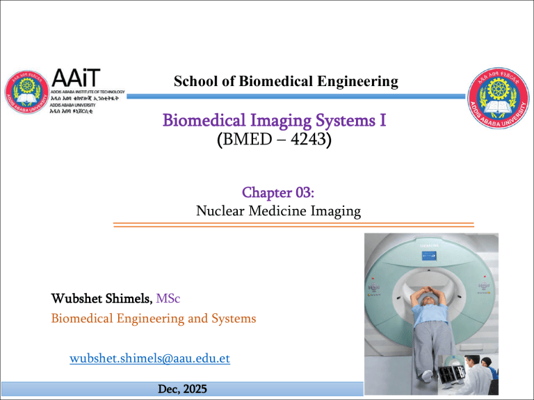 Nuclear Medicine Imaging Lecture