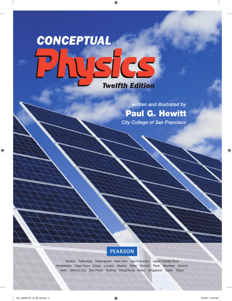 Conceptual Physics 12th Ed. by Paul G. Hewitt