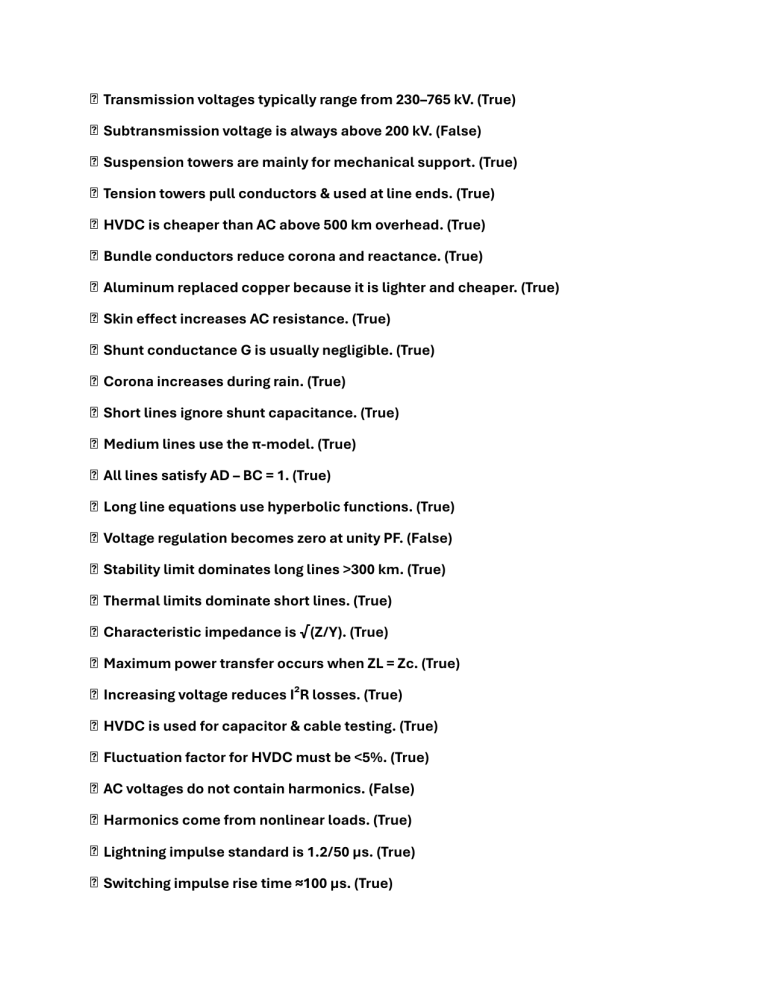 High Voltage Engineering Study Guide