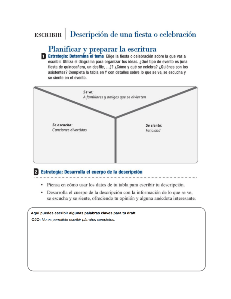 Spanish 201 Essay Rubric & Writing Guide