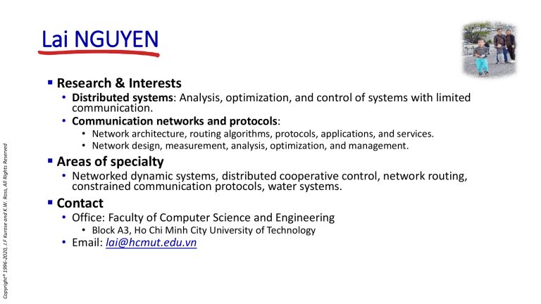 Computer Networking Chapter 1 Lecture Slides: Introduction