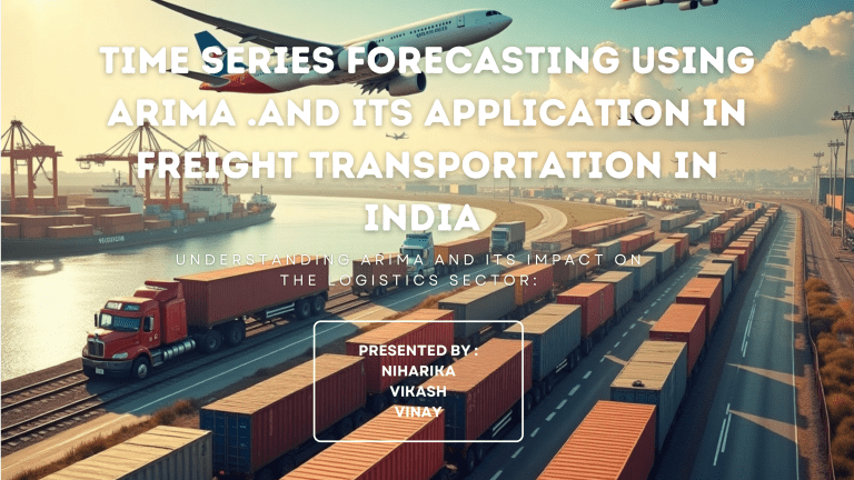 ARIMA Model for Freight Transportation Forecasting