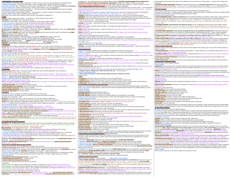 Strategic Management: Megatrends, VUCA, and Disruption