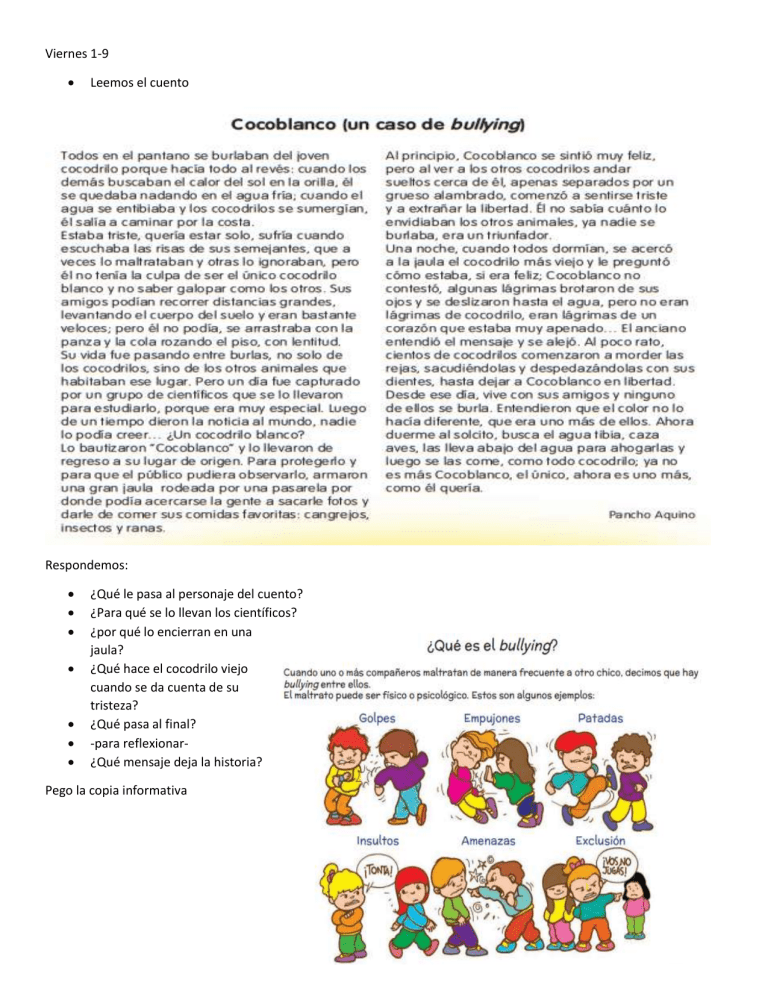 Hoja de Primaria: Lectura y Matemáticas