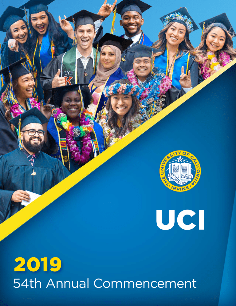 UCI 2019 Commencement Program