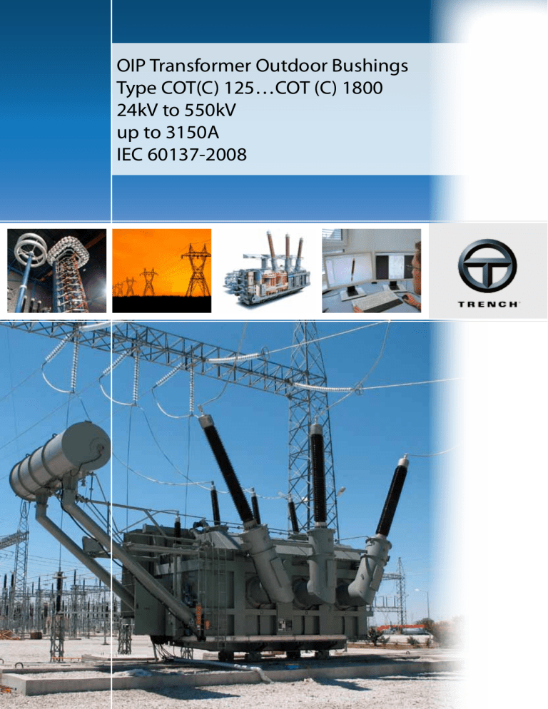 OIP Transformer Outdoor Bushings Datasheet