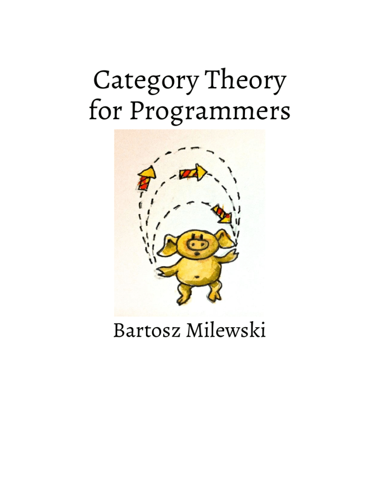 Category Theory for Programmers by Bartosz Milewski