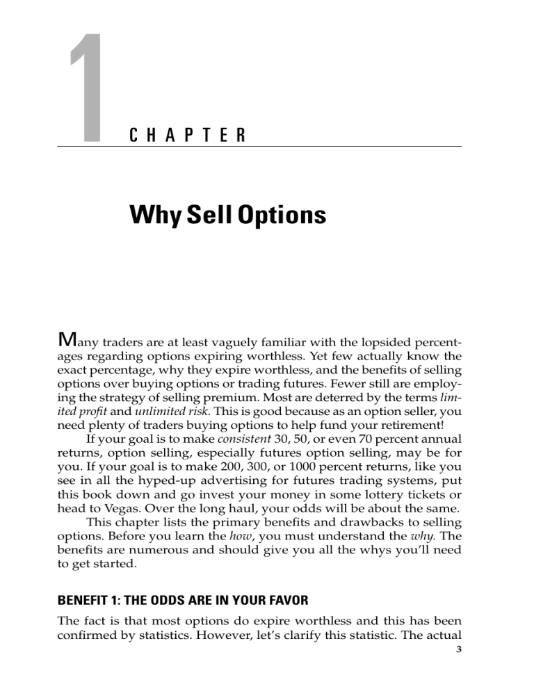 Why Sell Options: Benefits of Option Selling Strategies