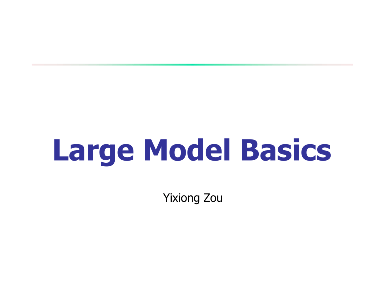 Large Model Basics: Transformer & GPT Guide