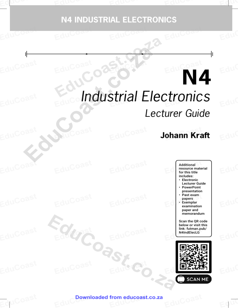 N4 Industrial Electronics Lecturer Guide
