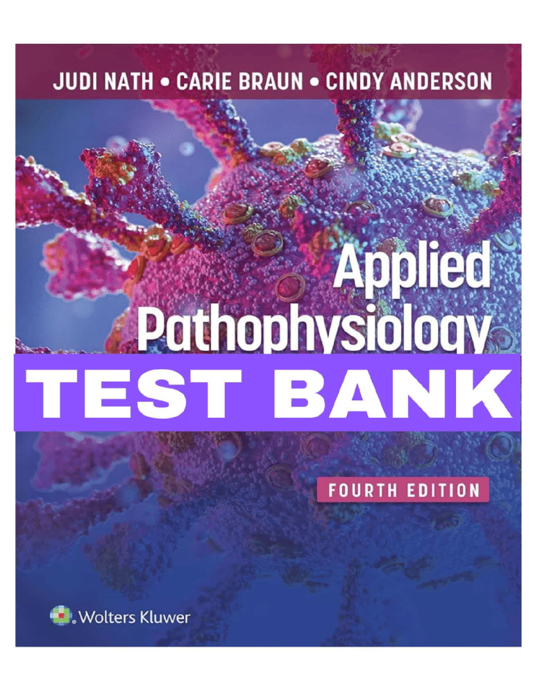 Pathophysiology Test Bank | Nursing Exam Questions