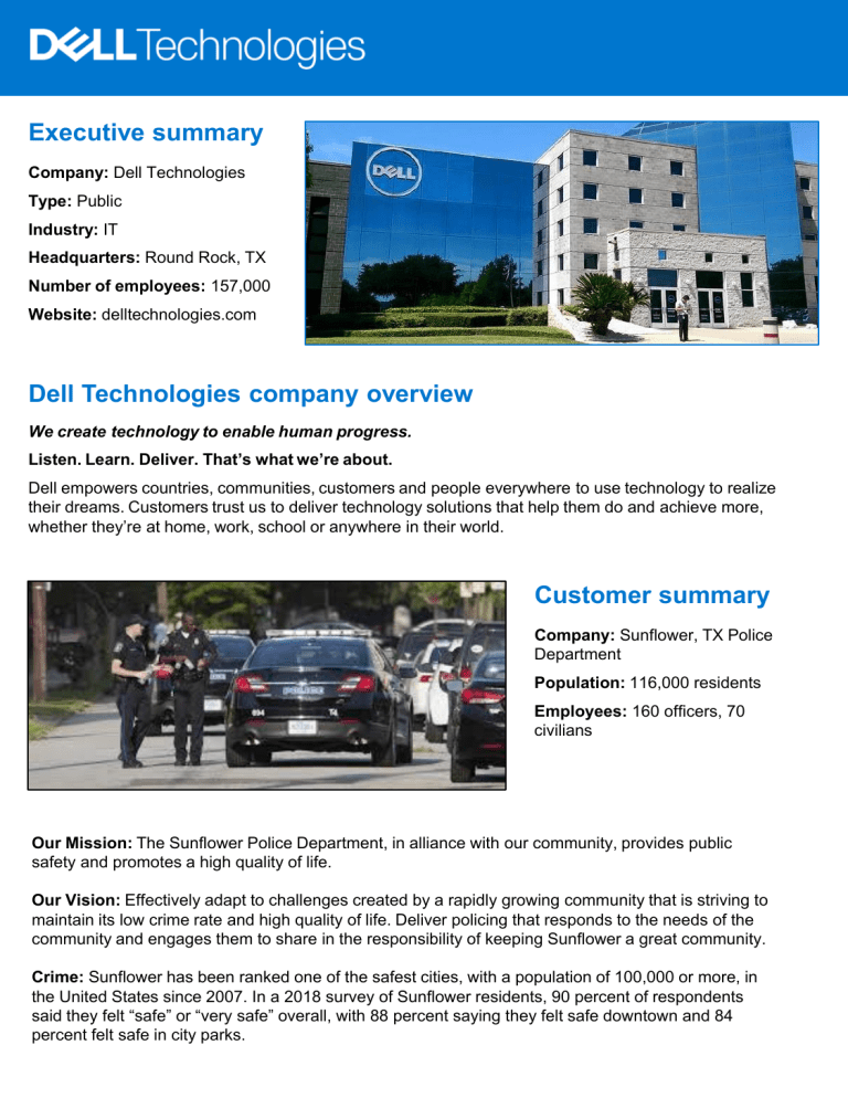 Dell Sales Training: Police Department Case Study
