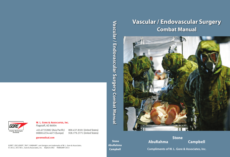 Vascular/Endovascular Surgery Combat Manual