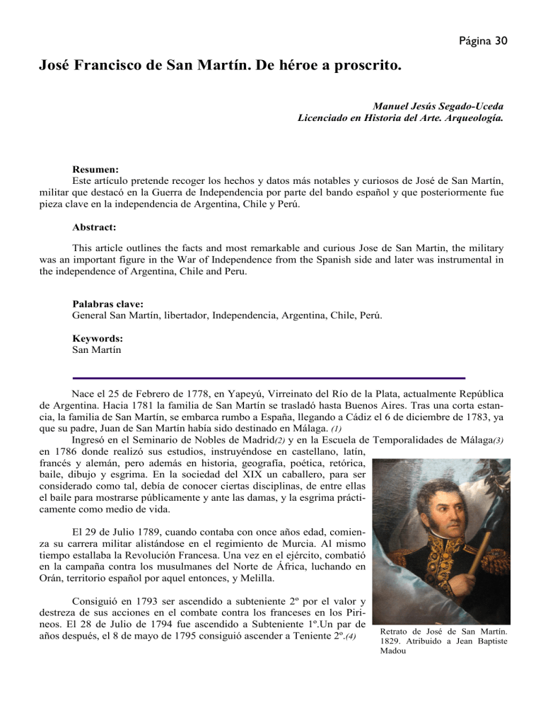 José de San Martín: De héroe a proscrito - Análisis histórico