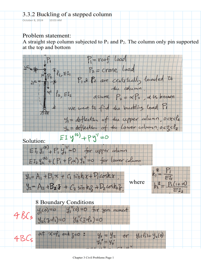 Civil Engineering Dynamics: Buckling & Vibration