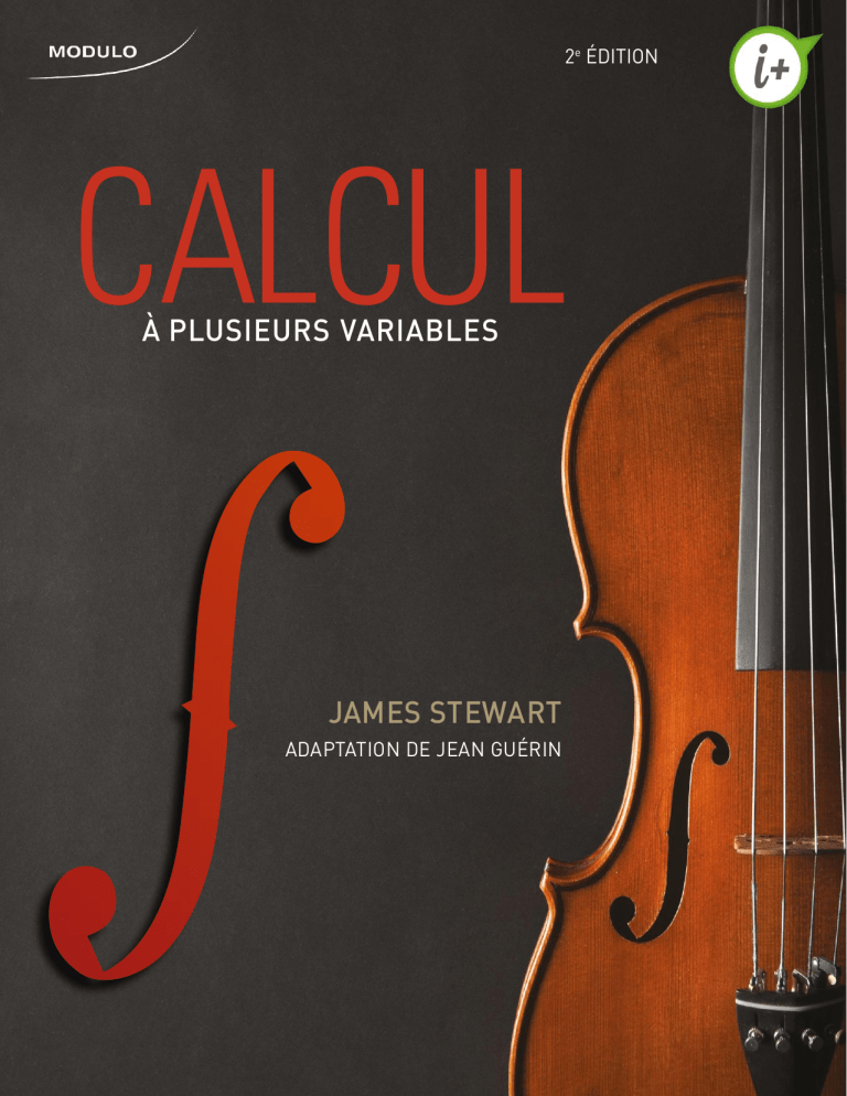 Calcul à plusieurs variables, 2e édition - James Stewart