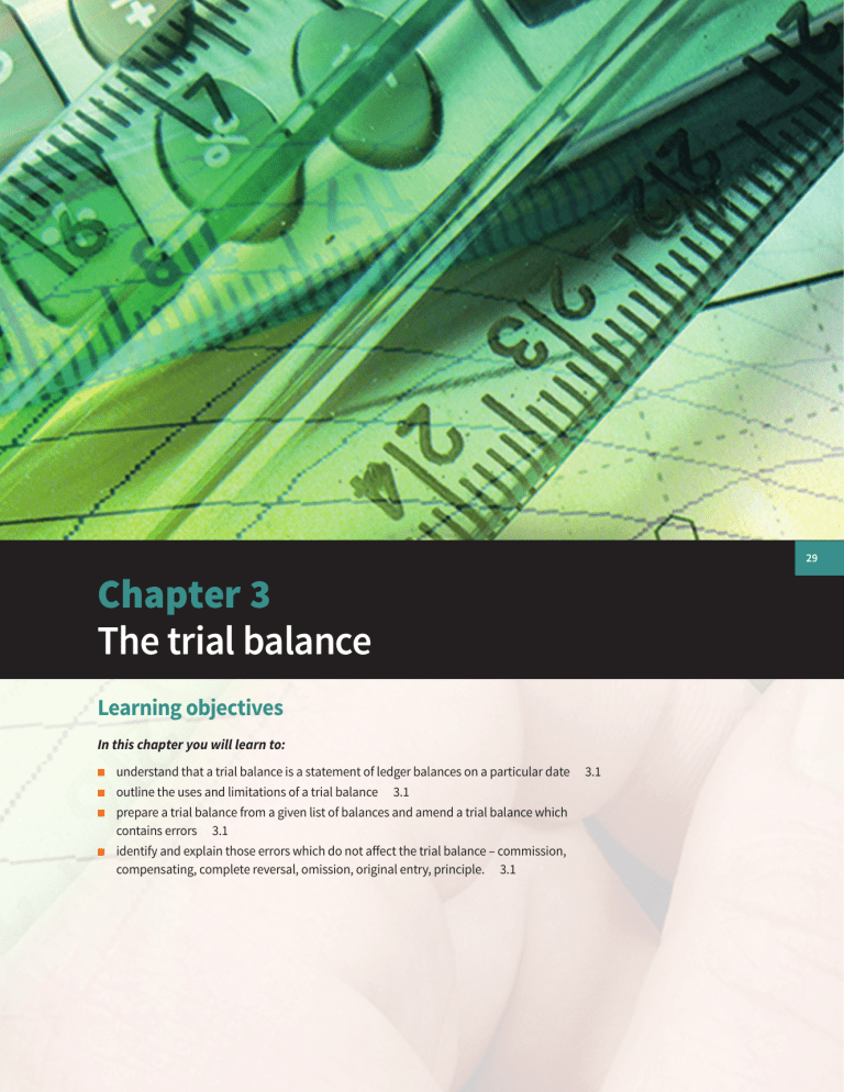 IGCSE Accounting: The Trial Balance Explained