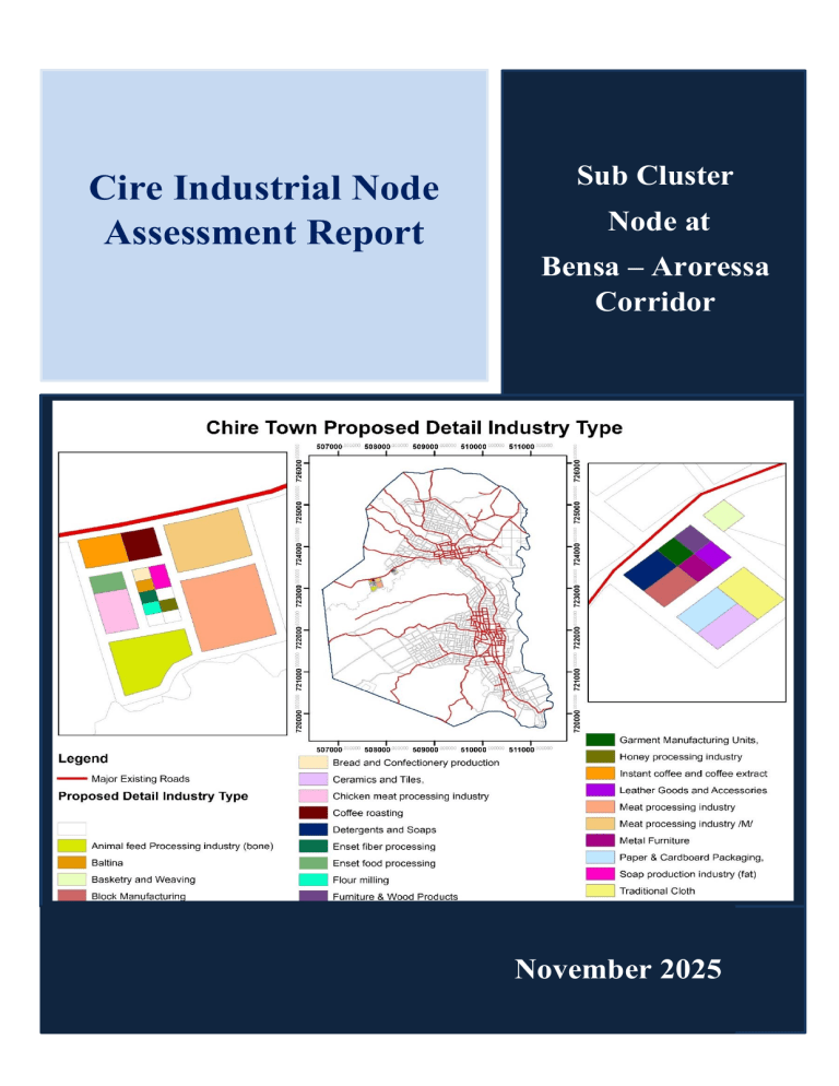 Cire Industrial Node Assessment Report Agro-Processing Potential