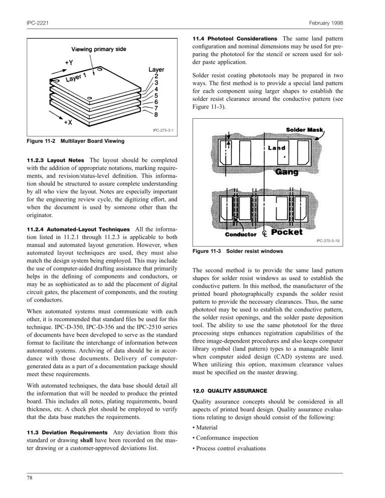 IPC-2221 1998: Printed Board Design Standards