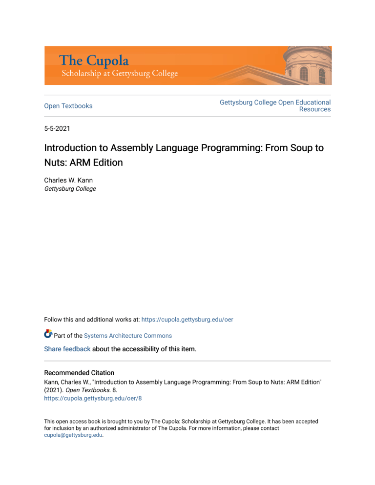 ARM Assembly Programming Textbook
