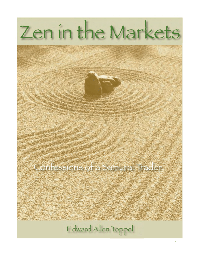 Zen in the Markets: Samurai Trader's Guide