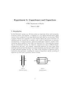 Capacitor Worksheet: Series & Parallel Circuits