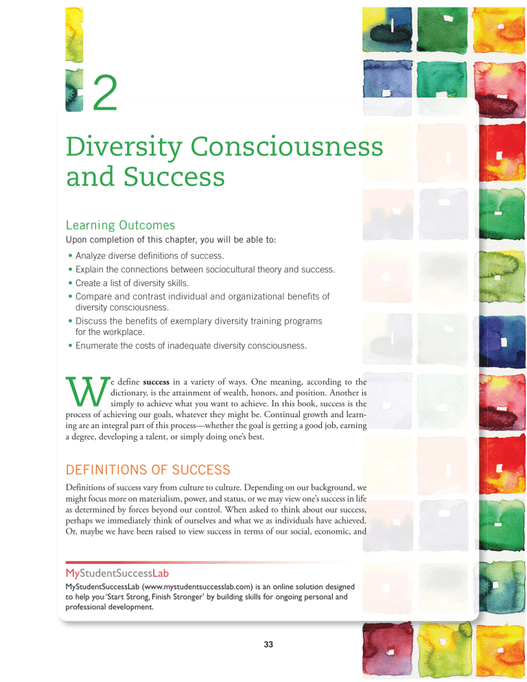 Diversity Consciousness and Success