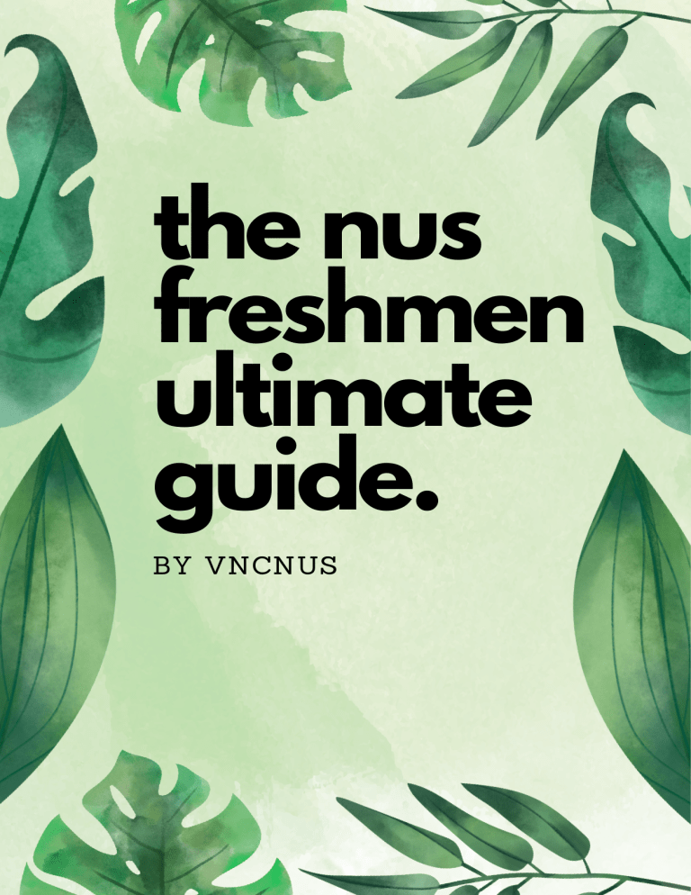 NUS FRESHMEN GUIDEBOOK AY2425