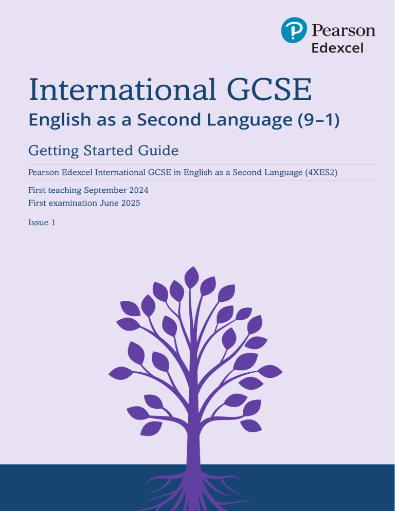 Pearson ESL GCSE