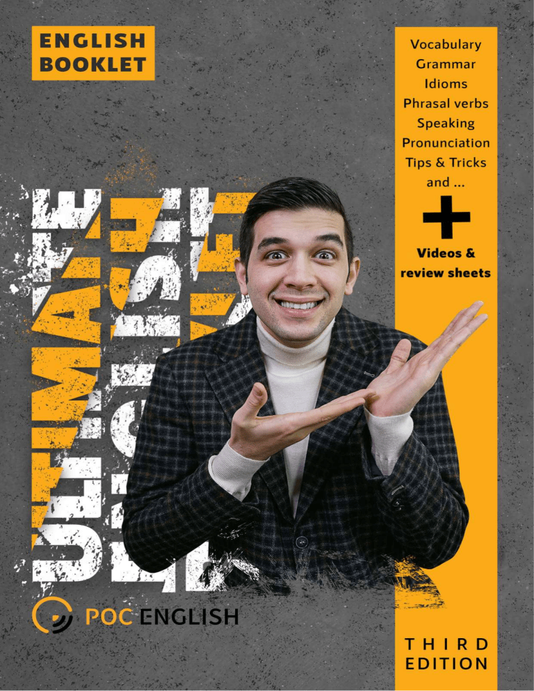POC English Booklet: Vocabulary, Grammar, Idioms & More (3rd Ed)