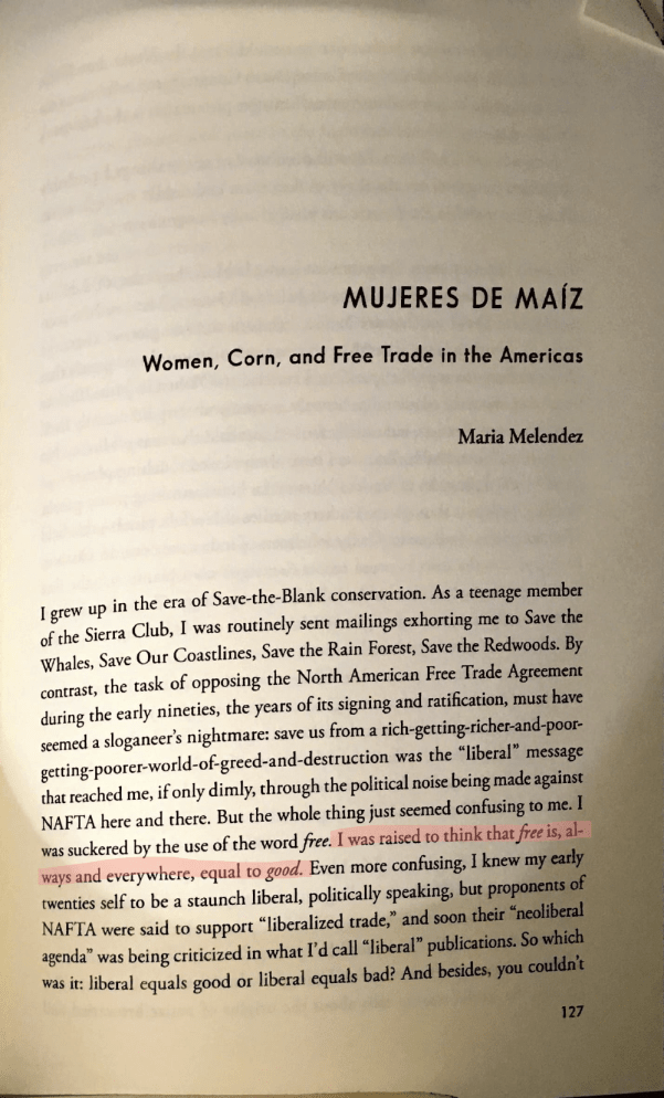 MUJERES DE MAÍZ: Women, Corn, Free Trade