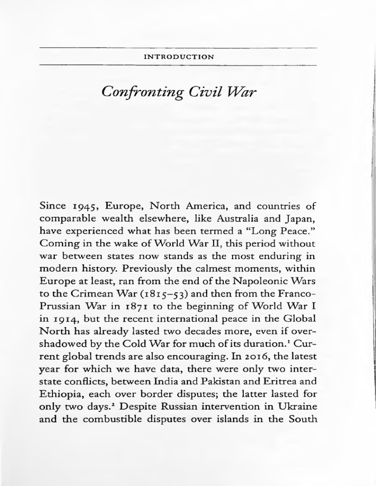 Confronting Civil War: History and Impact of Internal Conflicts