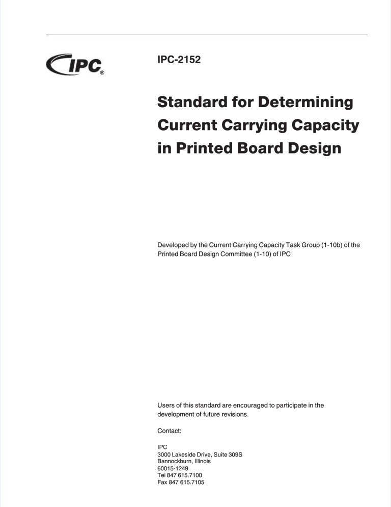 IPC-2152 Standard: Current Carrying Capacity in PCB Design