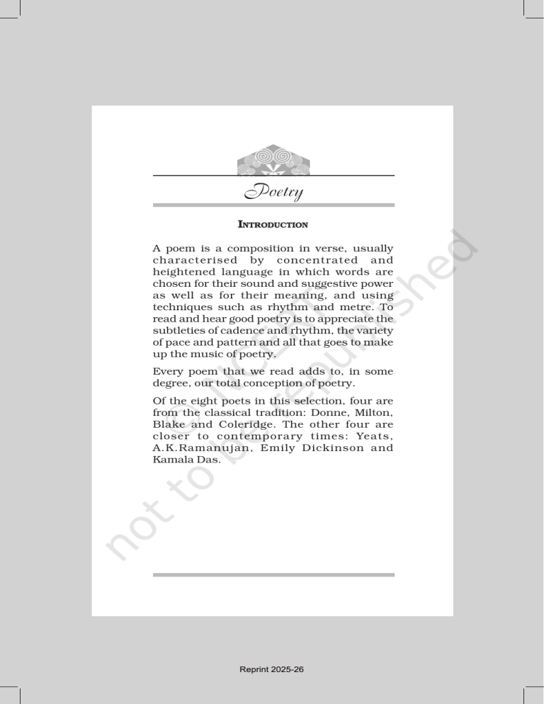 Kaleidoscope Textbook: John Donne Poetry Analysis