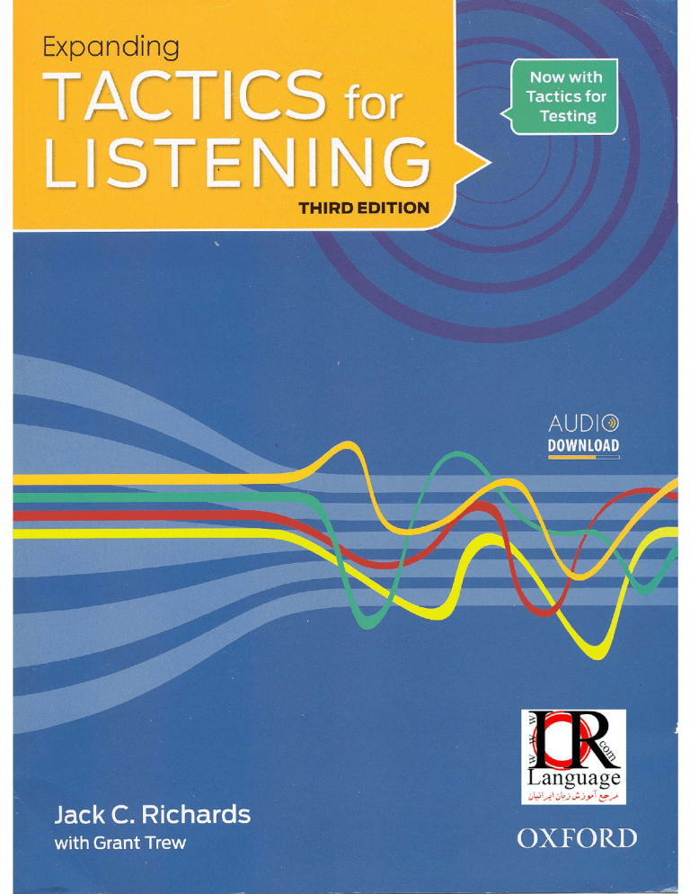 Expanding Tactics for Listening 3rd Ed: Listening Skills Textbook
