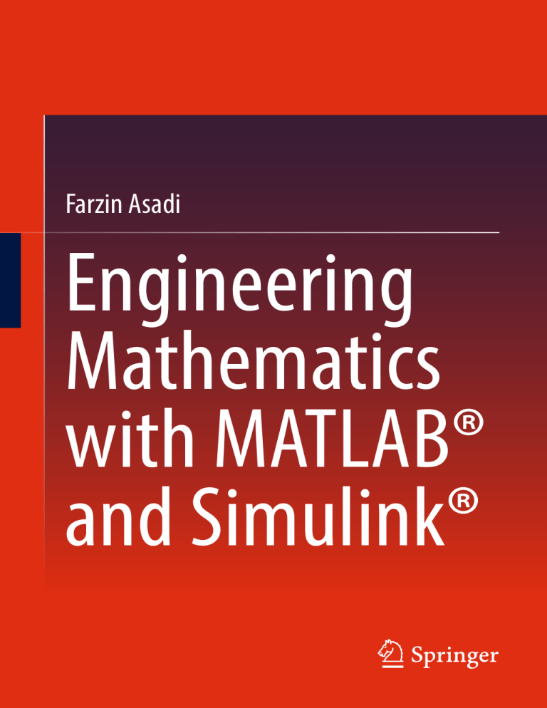 Engineering Mathematics with MATLAB and Simulink Textbook