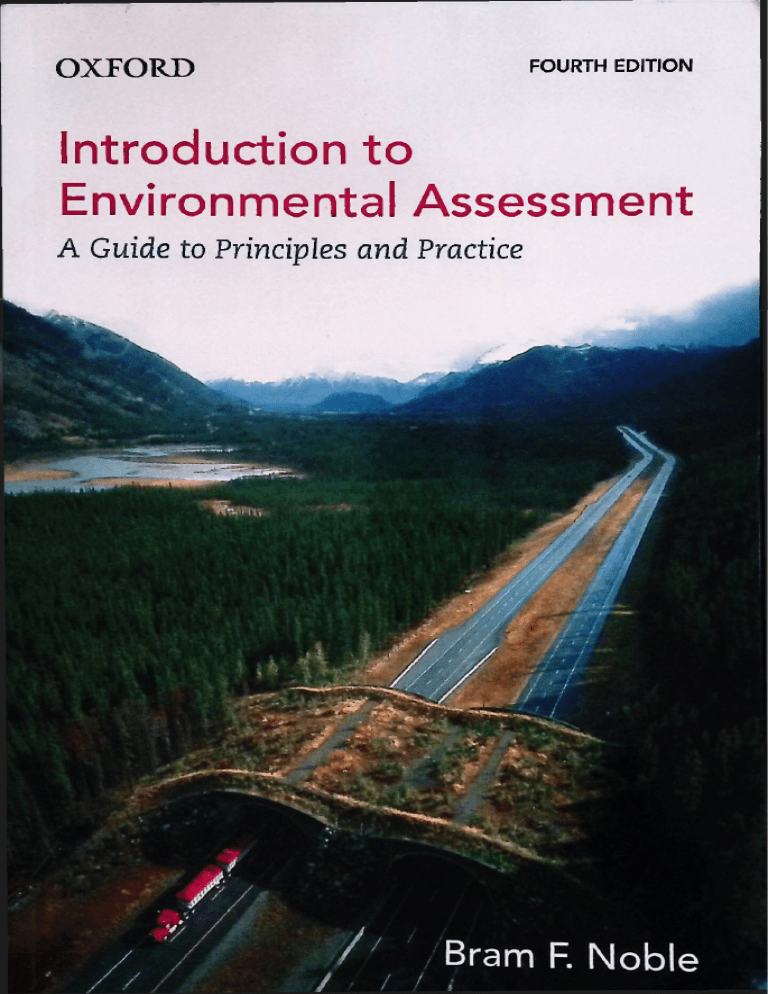 Introduction to Environmental Assessment: Principles and Practice