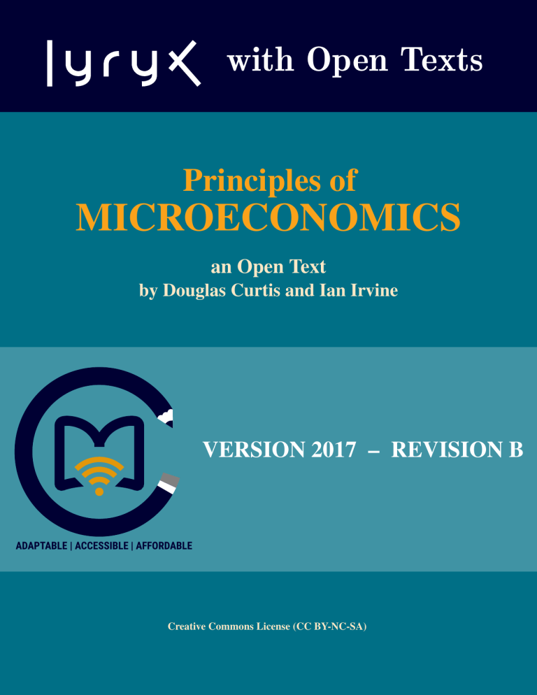 Principles of Microeconomics Open Textbook