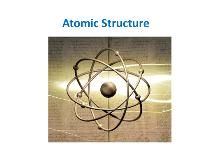 Atomic Structure: Models, Particles, and Bonds