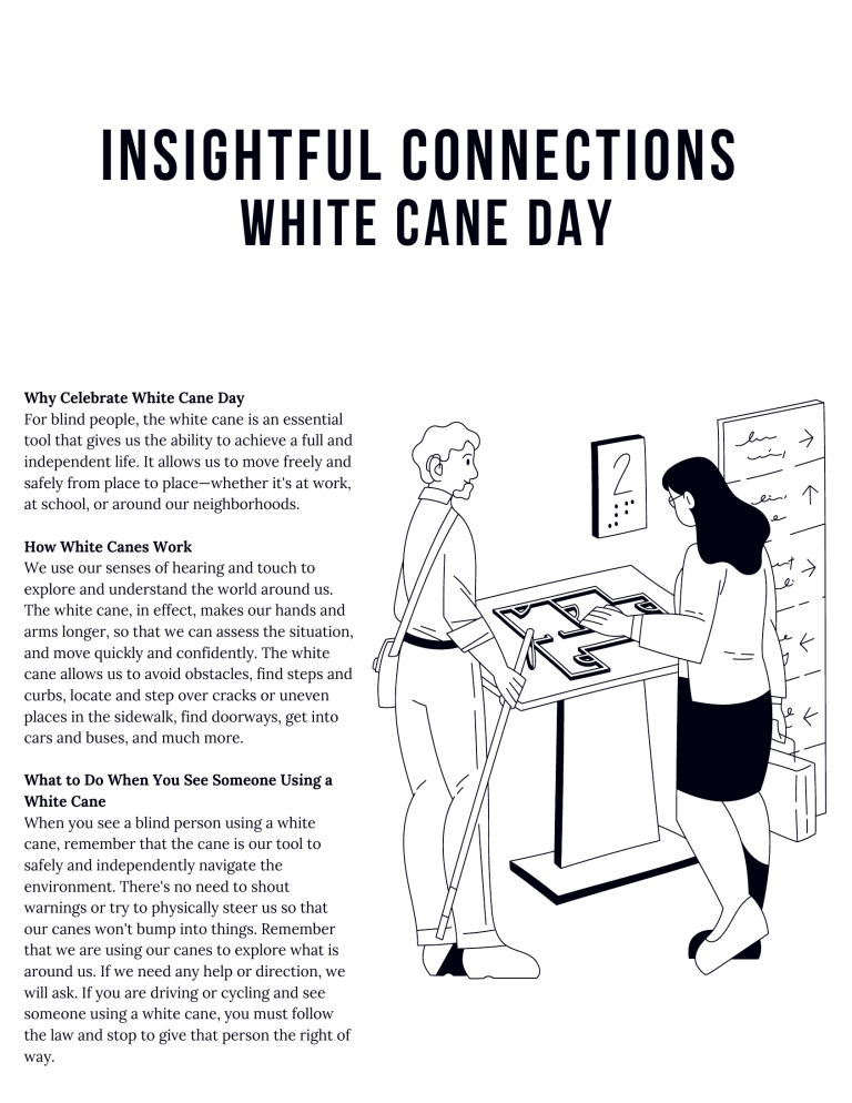 White Cane Day: Understanding Accessibility and Independence